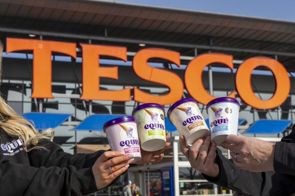 Equi’s Ice Cream Now in Tesco Scotland